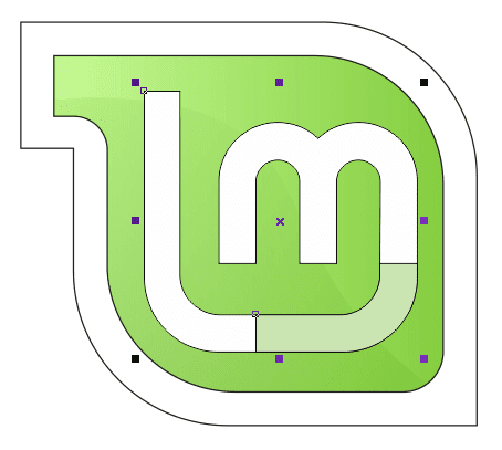 Membuat Logo Linux Mint dengan Coreldraw - Sandesain