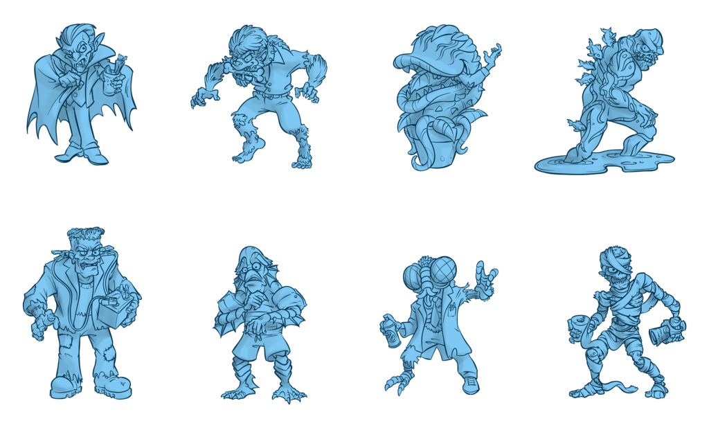 Little Weirdos: Mini figures and other monster toys: Q&A: SLUG Zombies ...