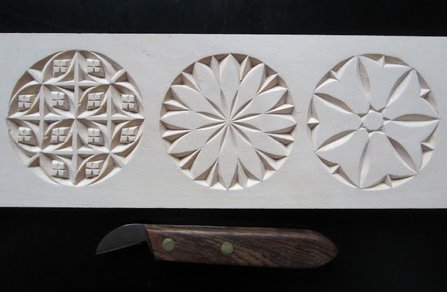 Ales the woodcarver: Chip carving practise board
