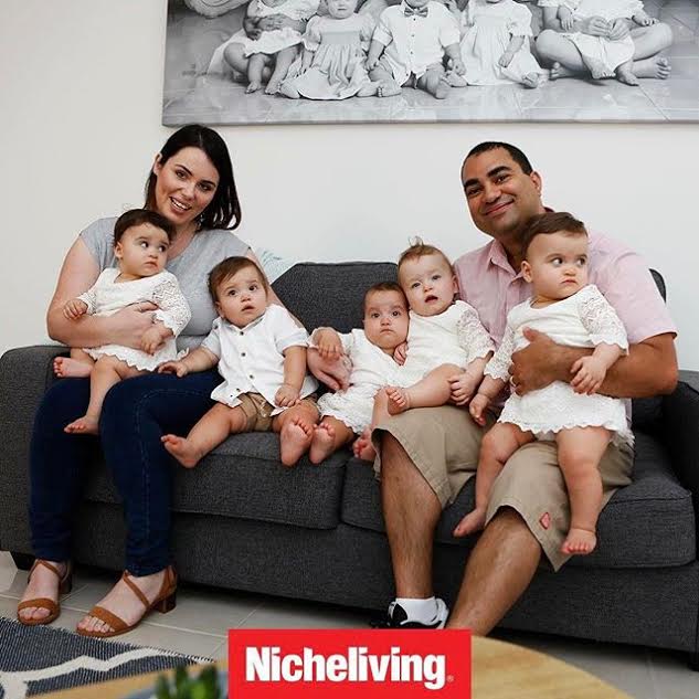 Check out beautiful photos of a mother & her adorable quintuplets