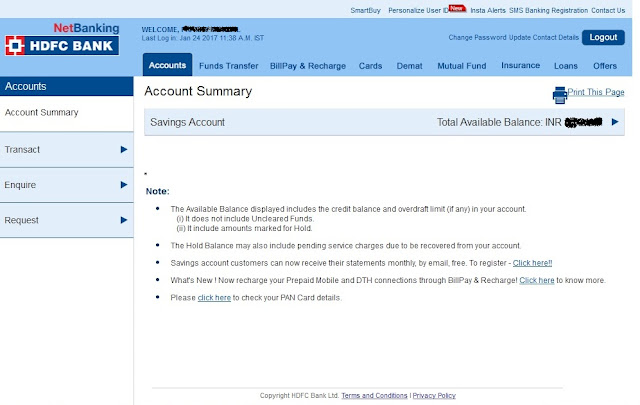 How to Add a Beneficiary to HDFC account and transfer funds using NEFT ...