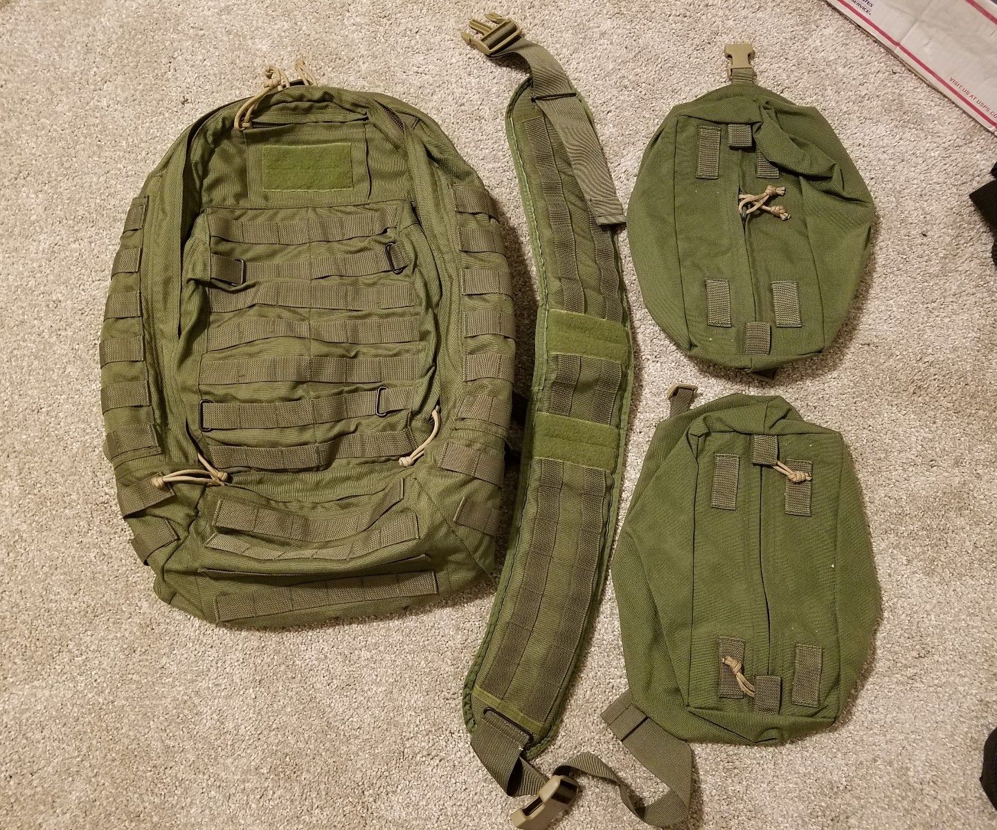 Webbingbabel: Eagle Prototype Multi Mission Pack / MMP DFLCS Olive Drab