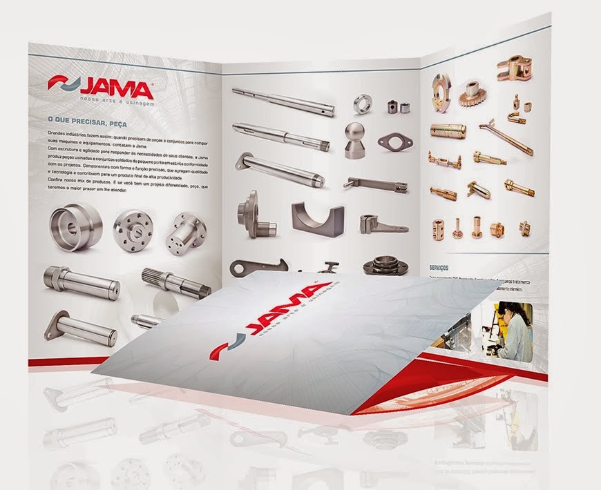 Folder Metalúrgica Jama | Blogfólio Rafael Meinecke