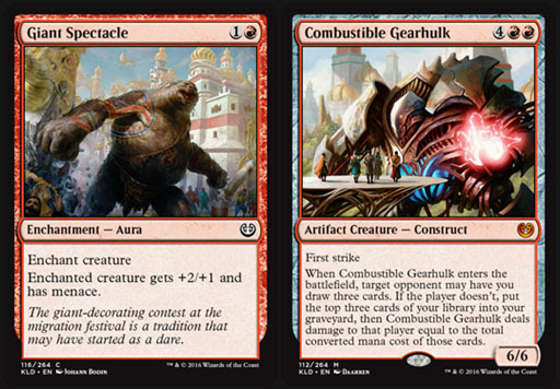 Magic the Gathering Adventures: Kaladesh Set Review: Red