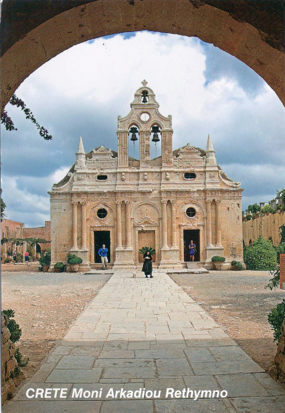 WORLD, COME TO MY HOME!: 1977 GREECE (Crete) - Arkadi Monastery