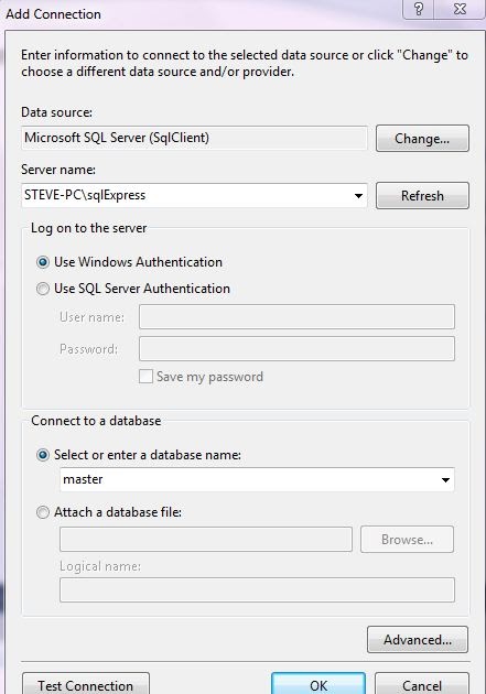 ITC Resources: Getting Community Assist database through Visual studio