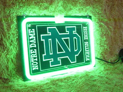 Wiki Neon Sign Blog: NCAA ND NOTRE DAME FIGHTING IRISH COLLEGE BEER BAR ...