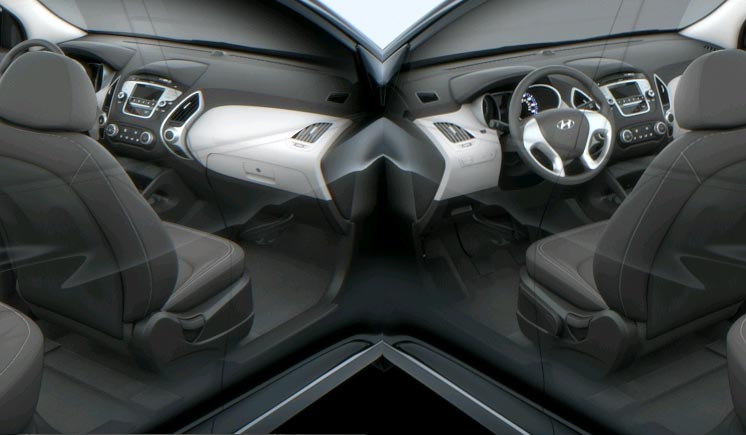 luxury sporty classy . . .: HYUNDAY Tucson 2012 Interior