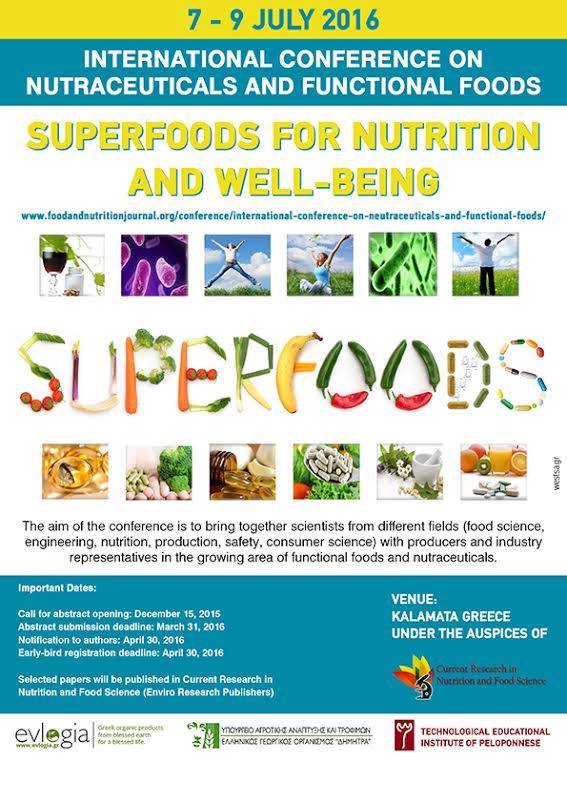 ΠΕΡΙΒΑΛΛΟΝ ΥΓΕΙΑ ΟΙΚΟΛΟΓΙΑ: Τροφοφαρμακευτικά προϊόντα και Λειτουργικά ...