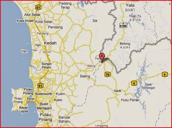 Malaysia Mining: Tin mine operation at Kedah-Perak border