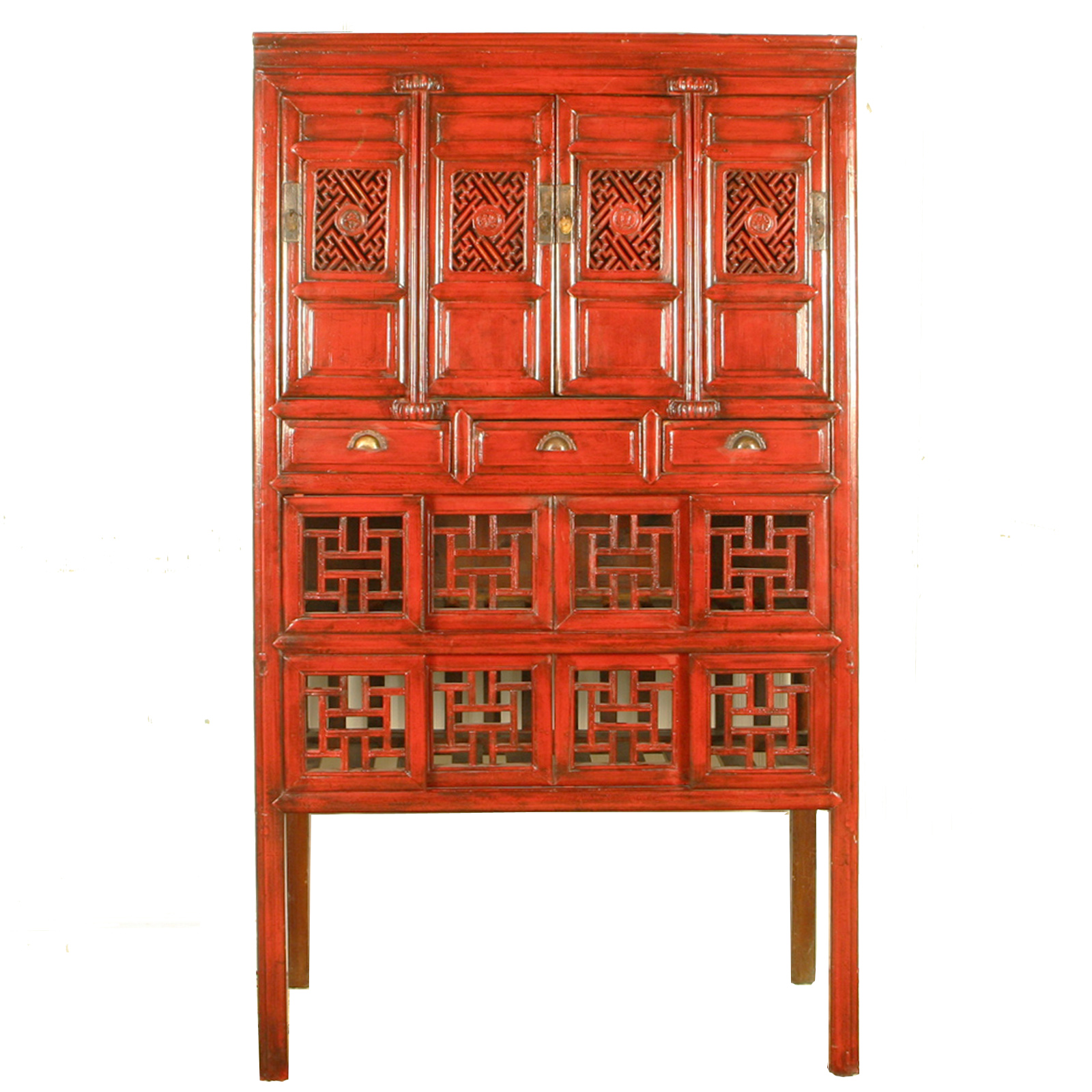 ANTIQUE CHINESE KITCHEN CABINET