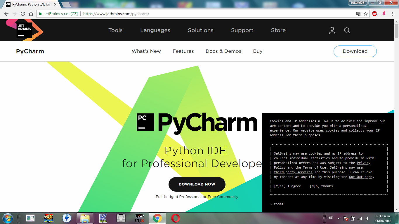 tutorIales: instalacion de pycharm