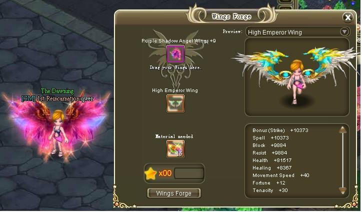 Crystal Saga Info: Wings II (Preview)