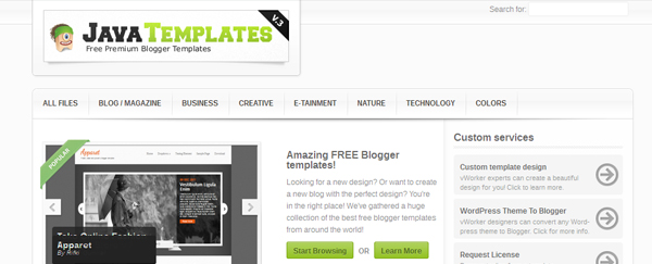 11 Gallery Template Blogger Terbaik | Penyokio