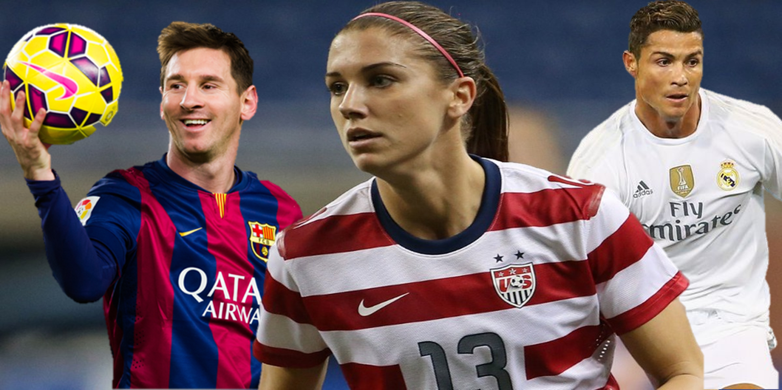 Alex Morgan cree que Lionel Messi es mejor que Cristiano Ronaldo ...