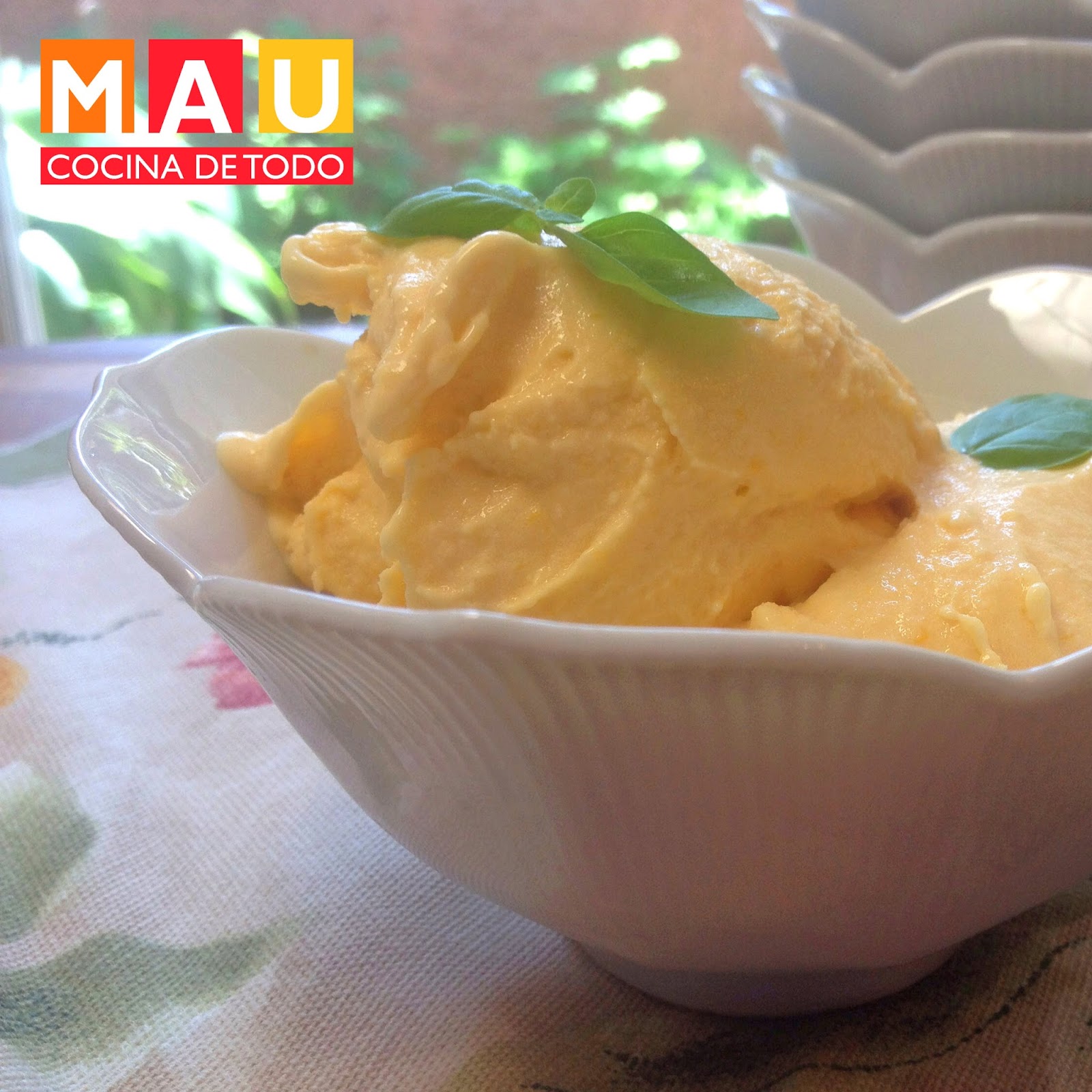 Nieve de Mango (Helado de Mango) - Mau Cocina de todo