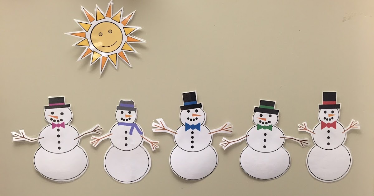 Adventures In Storytime: Flannel Friday: "Five Little Snowmen"