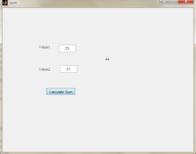 How to make a simple GUI in Matlab