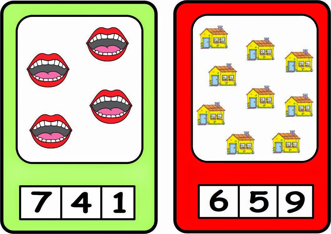 El blog de la seño Loli: TARJETAS PARA CONTAR