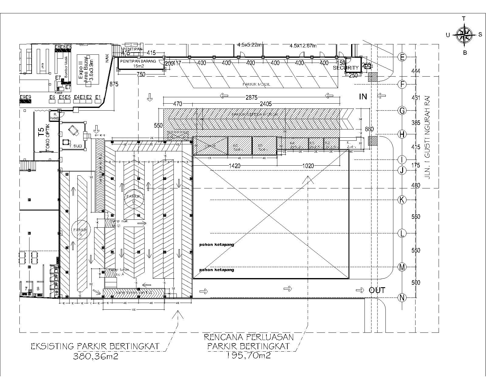 BAJO WORK-SHOP design and contruction: Perluasan Parkir Bertingkat ...