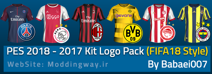 PES 17 / 18 Kit Logo Pack V1.0 - Pes Evolution HD