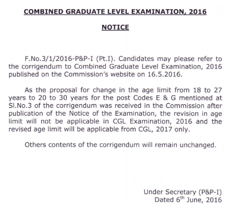 SSC CGL 2016: Notifications,Eligibility & detailed Syllabus - EDUINFO EXAM