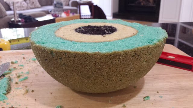 Cake Pop Insanity!: Planet Jupiter Cake (Spherical Concentric Layer cake)