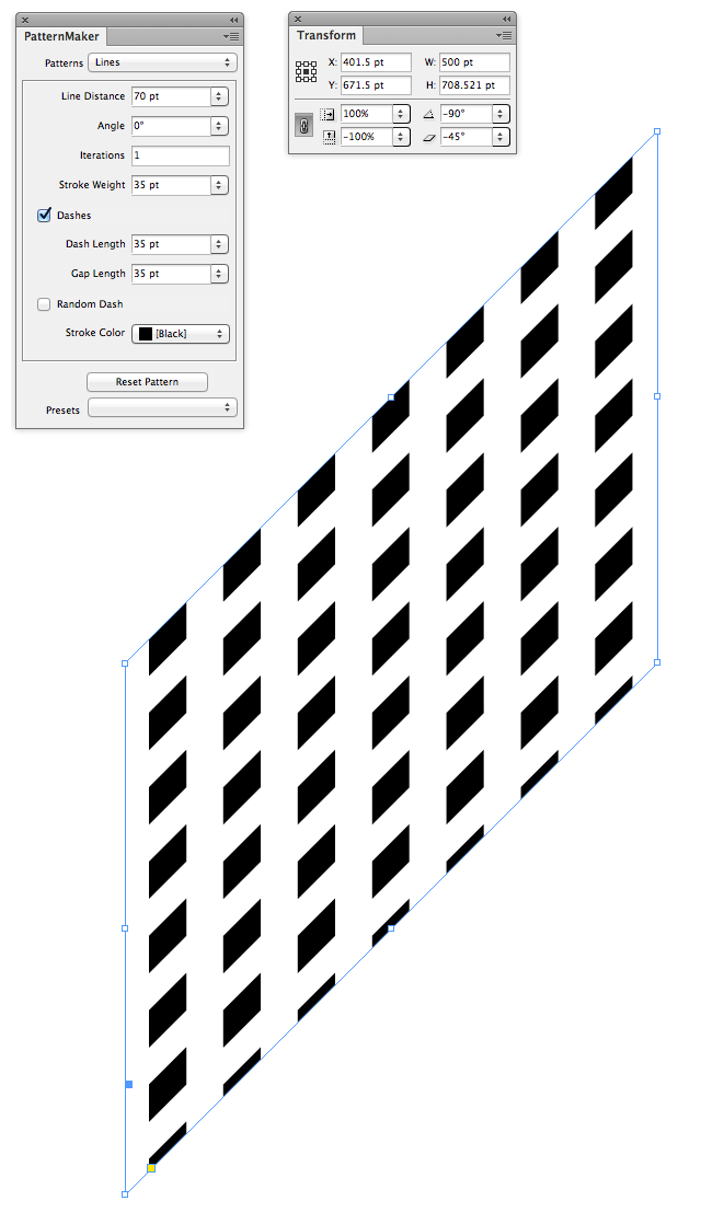 Document Geek: How to Make a Herringbone Pattern in InDesign