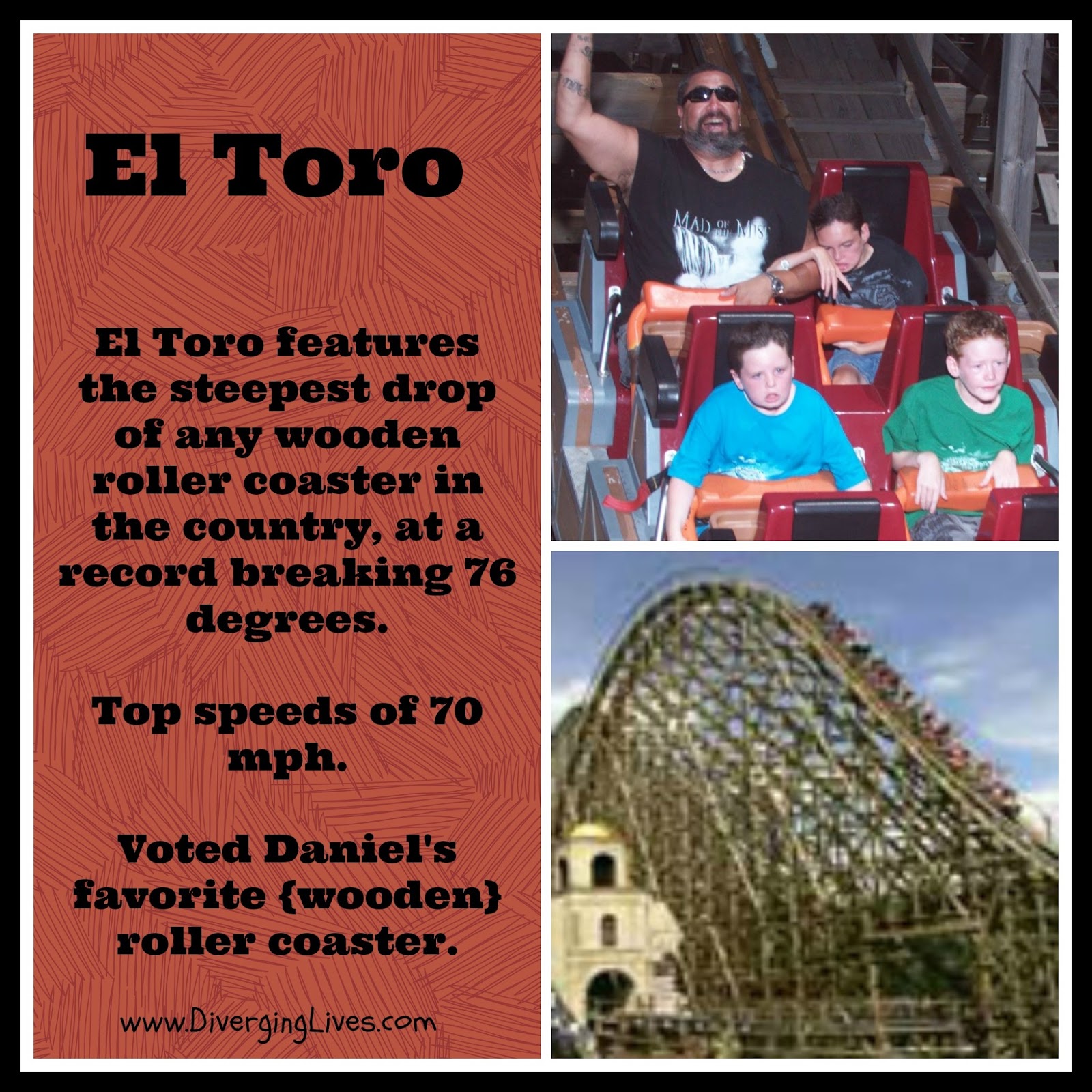 Diverging Lives: Six Flags Great Adventure, New Jersey