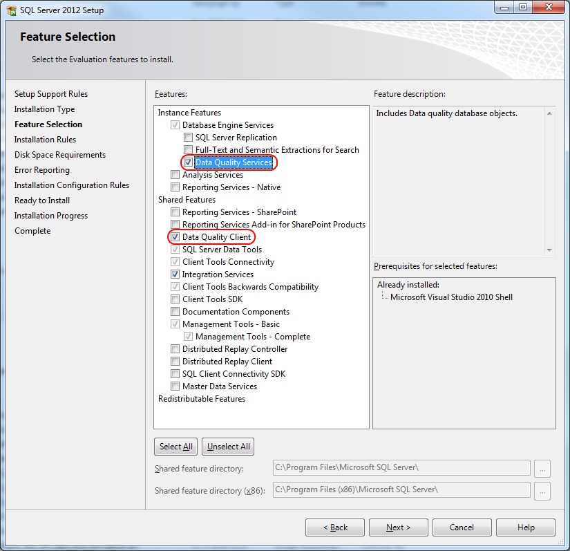 Microsoft Data Quality Services: Installing DQS