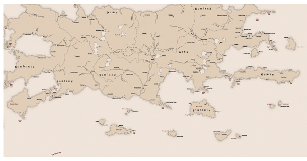 Here Dragons Abound: Continent Maps (Part 3): Land Shapes