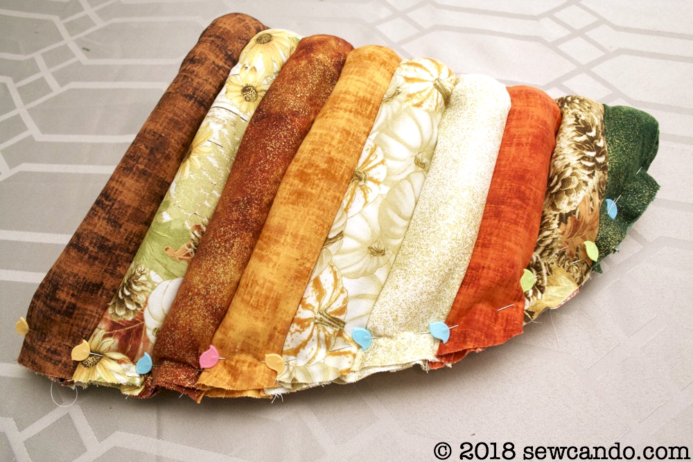 Sew Can Do: Fabric Cornucopia Tutorial and Fall Fabric Bundles Giveaway!