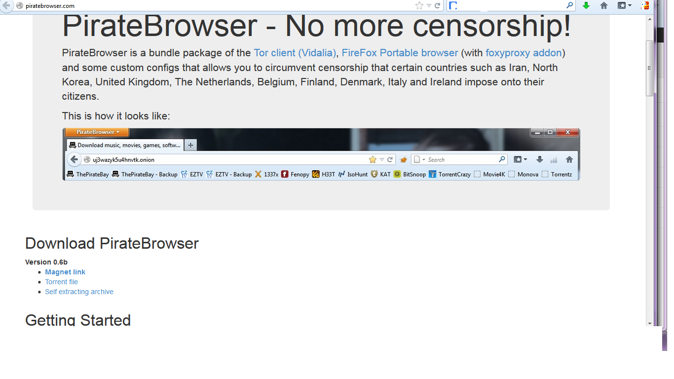 Pirate Browser ~ seguridad y anonimato para todos