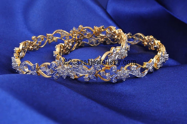 Beautiful Set of Diamond Bangles Gallery - Jewellery Designs