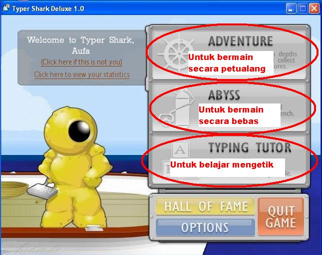 Hapers Note: Belajar Mengetik dengan Game Typer Shark Deluxe