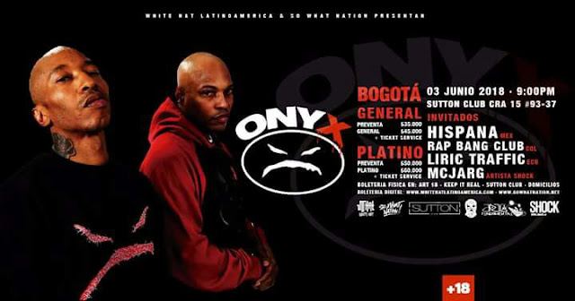 ONYX EN BOGOTÁ. - DAQA HIP HOP. CULTURA HIP HOP - RAP COLOMBIANO