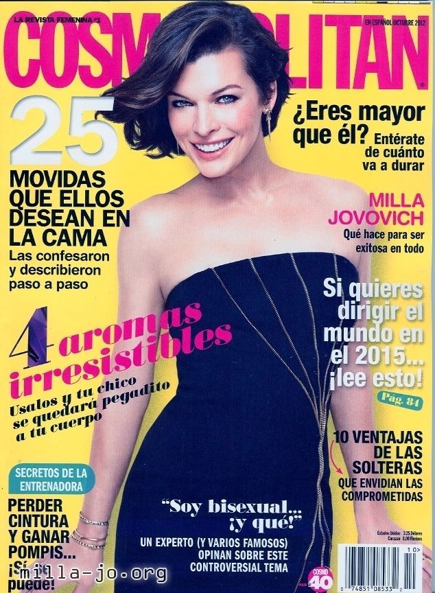 Milla Jovovich Source: Different Cosmopolitan Covers featuring Milla ...
