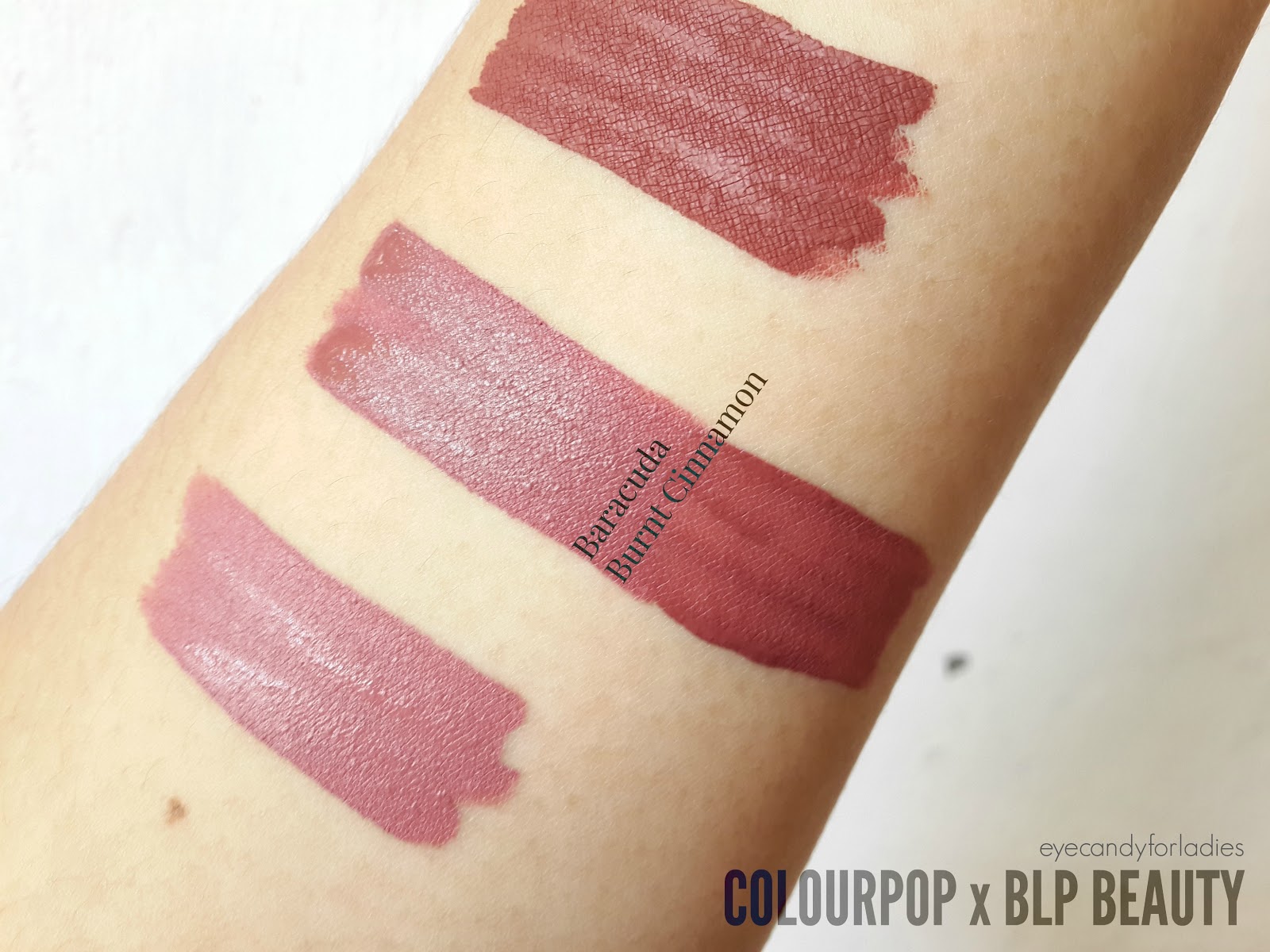 Eye Candy for Ladies ♥: COLOURPOP Kween, Love Bug, Calypso, Baracuda