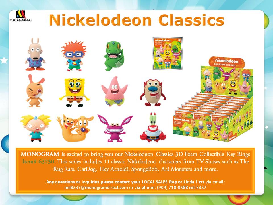 NickALive!: Monogram Launches Nickelodeon Classics Range; To Retire ...
