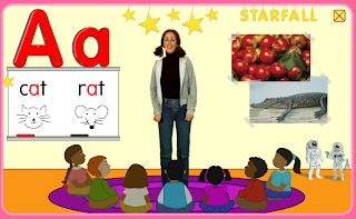 FSLOVENGLISH: Aa by Starfall.