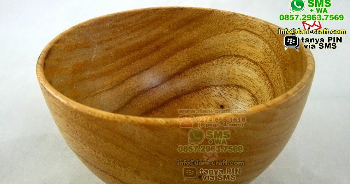 Jual Mangkuk Kayu Warna Natural Harga Gorsis Murah | Jual Mangkuk Kayu ...
