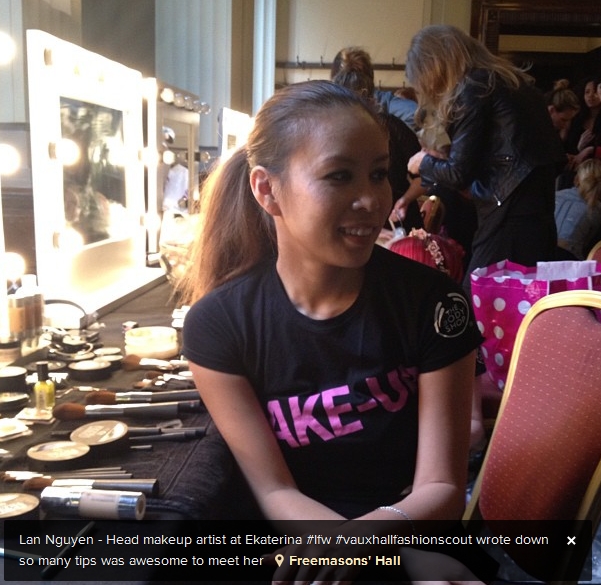 LFW With The Body Shop and Lan Nguyen - I Heart Cosmetics