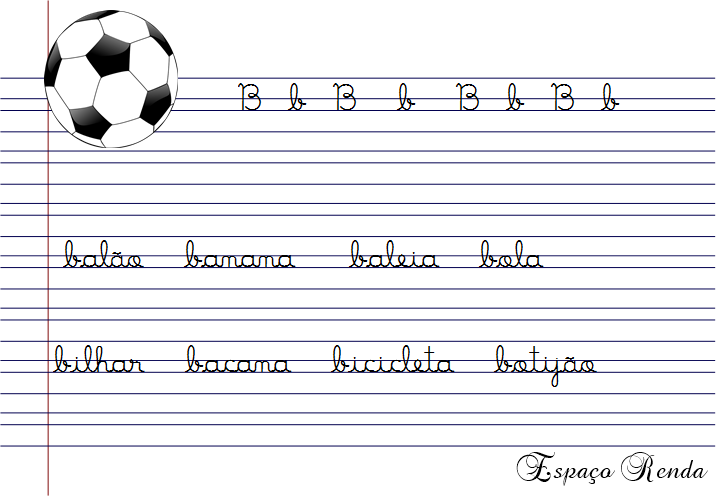 Caderno de caligrafia para baixar