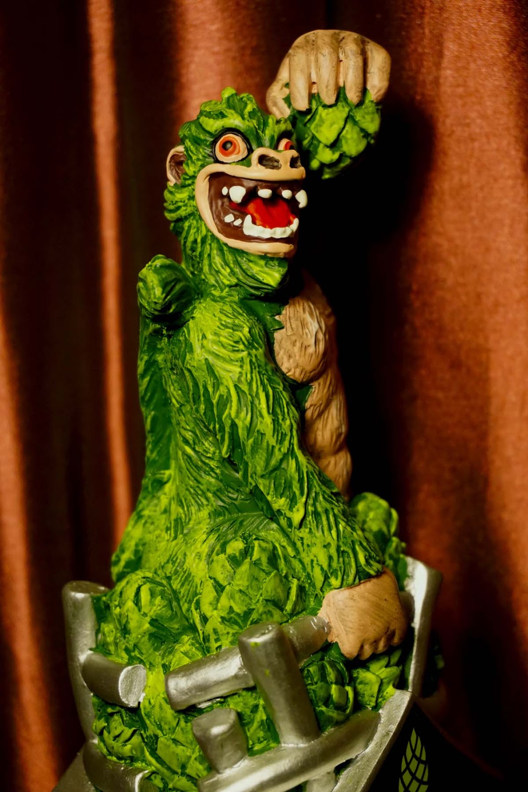 Tap Handle #559: CB Craft Brewers - Caged Alpha Monkey IPA