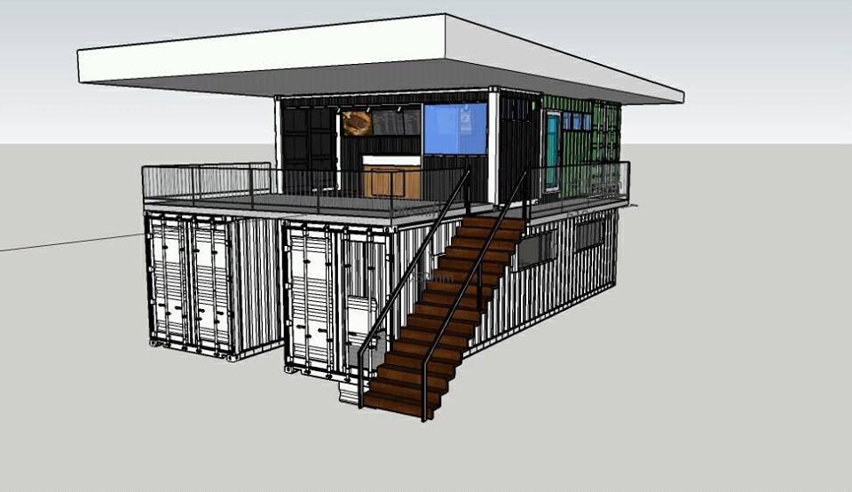 Rumah Container Bale endah Bandung - Bandung Container | Modifikasi ...