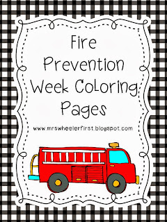 Mrs. Wheeler's First Grade Tidbits: Fire Prevention Week