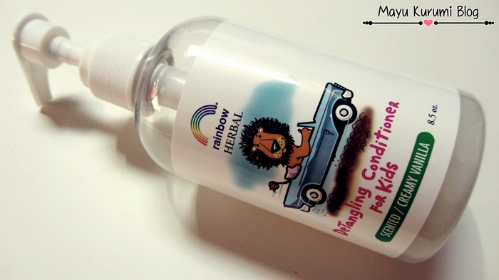 Rainbow Herbal Detangling Conditioner for Kids - Mayu Kurumi Blog