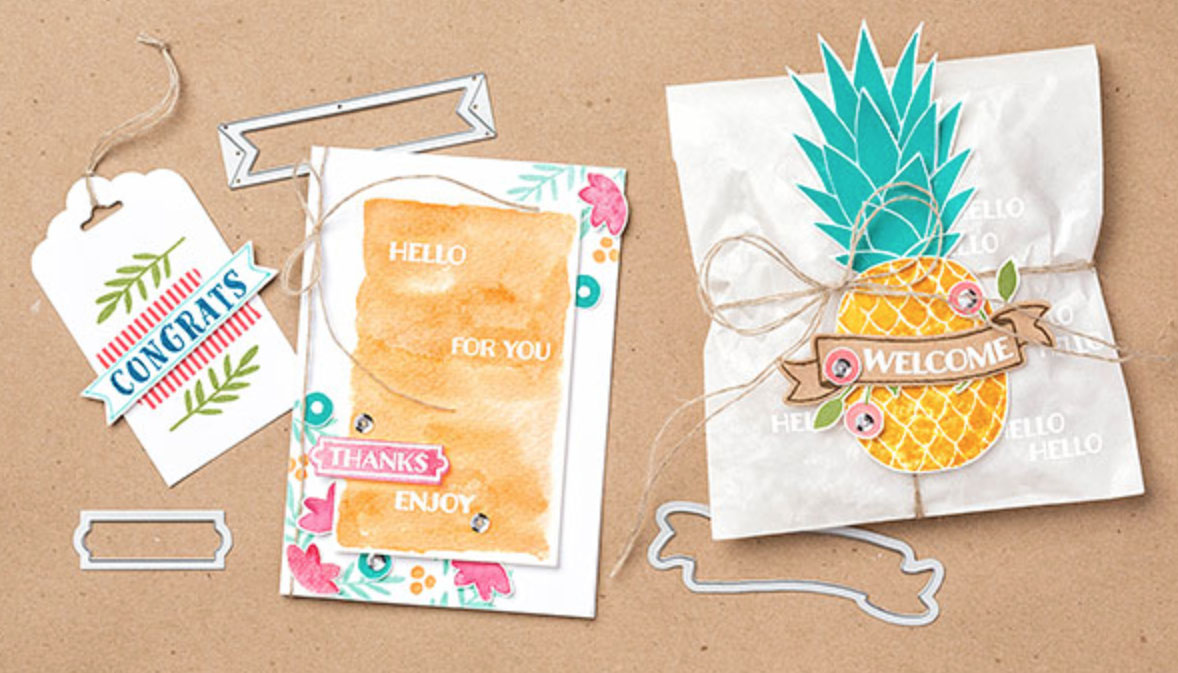Kathryn's Stampin' World: Banners for You & Bunch of Banners Framelits ...