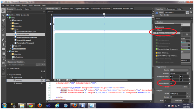 Silverlight Tutorials: Expression Blend website tutorials-02