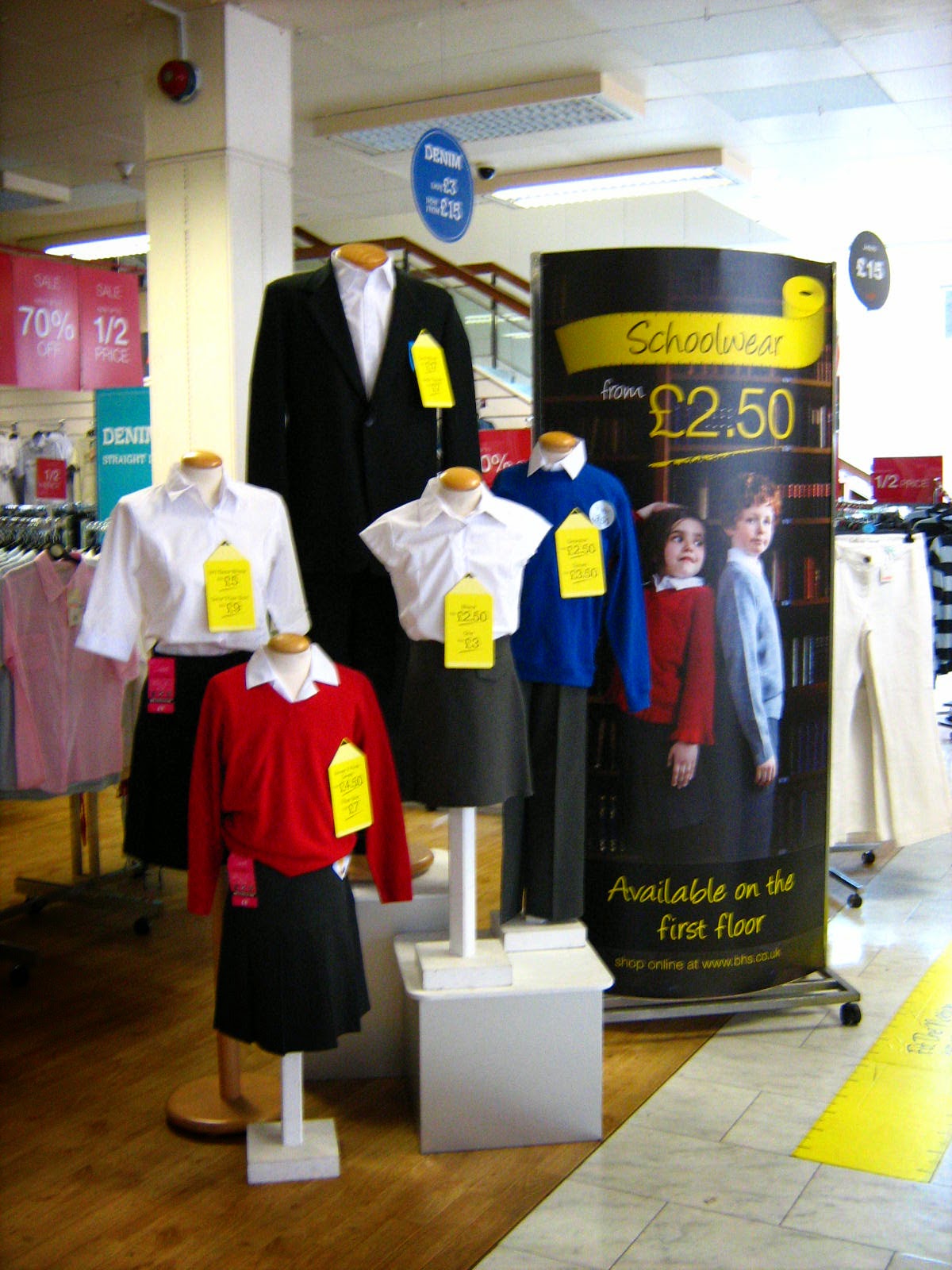 Visual Merchandising 101: BHS Back To School